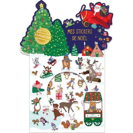 Mes Stickers de Noël – Le Village de Noël – Cartes d’Art - Noël Lumineux
