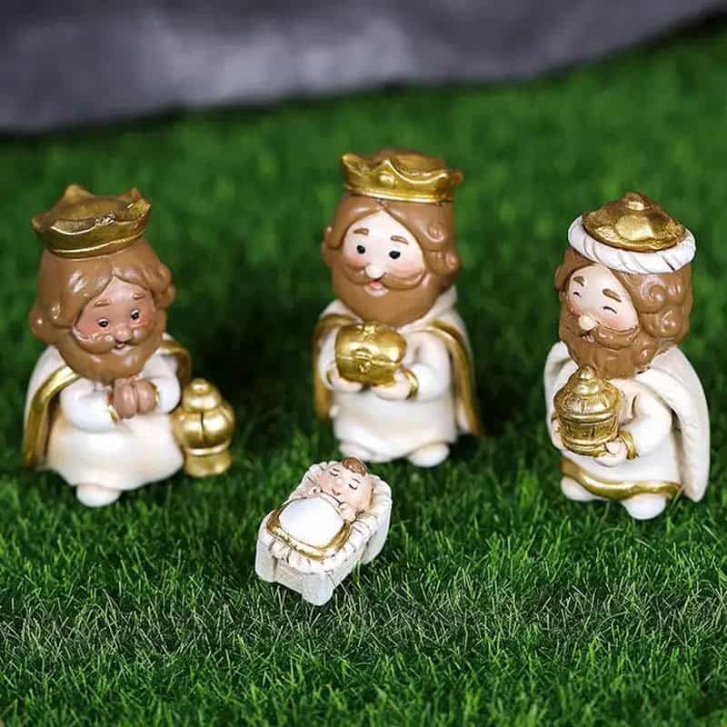 Kit de Santons miniatures - Noël Lumineux