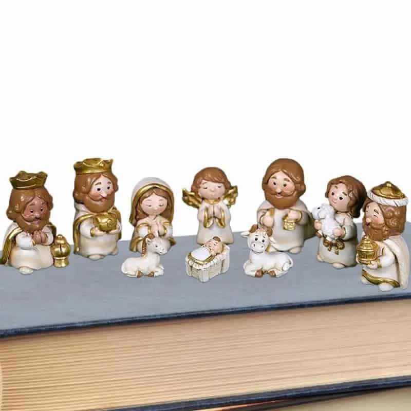 Kit de Santons miniatures - Noël Lumineux